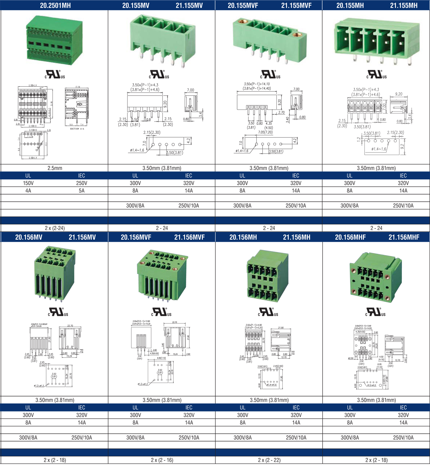 Pluggable Terminal Blocks - Header - Sonectrad-BRN